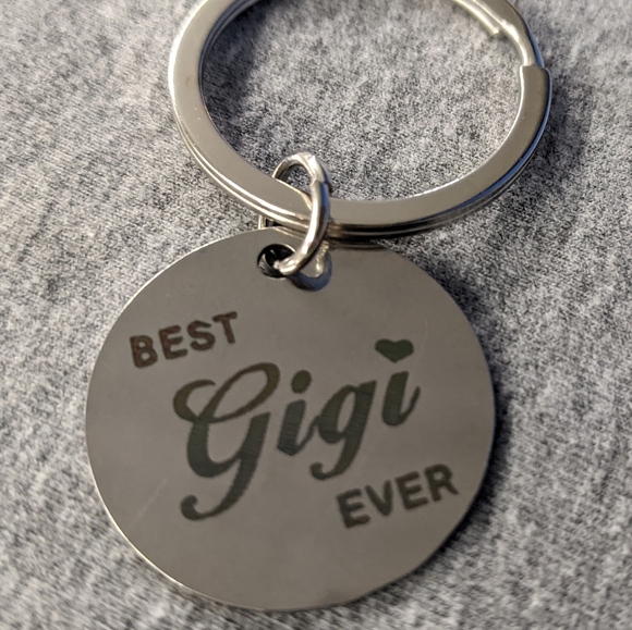Other | New Best Gigi Ever Keychain Necklace Bracelet Round Button ...